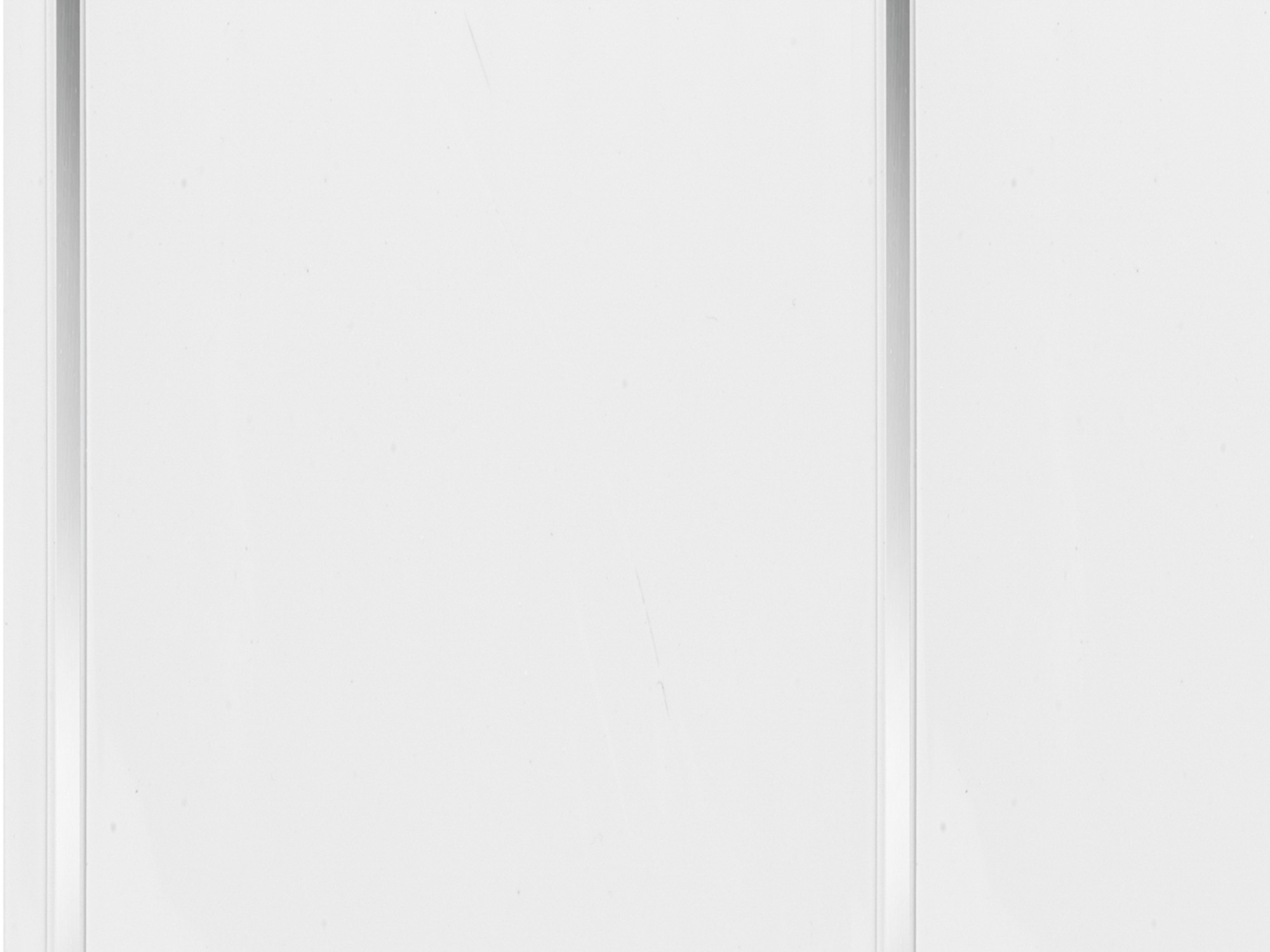 Moderna White with Chrome Strip | Perfect Panelling